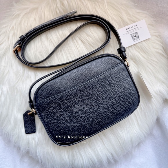 Coach | Bags | Nwt Coach Mini Jamie Leather Camera Bag Black Ca69 ...